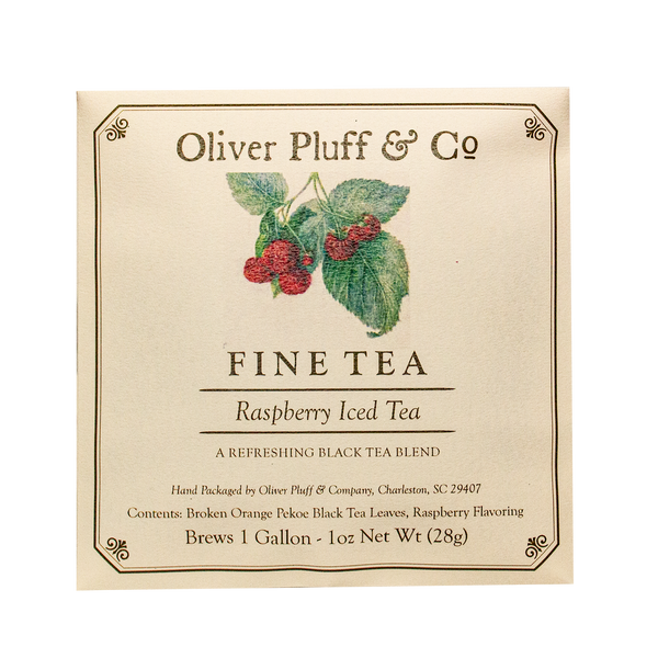 Oliver Pluff & Company - Raspberry Iced Tea - 1 Gallon Envelope ...