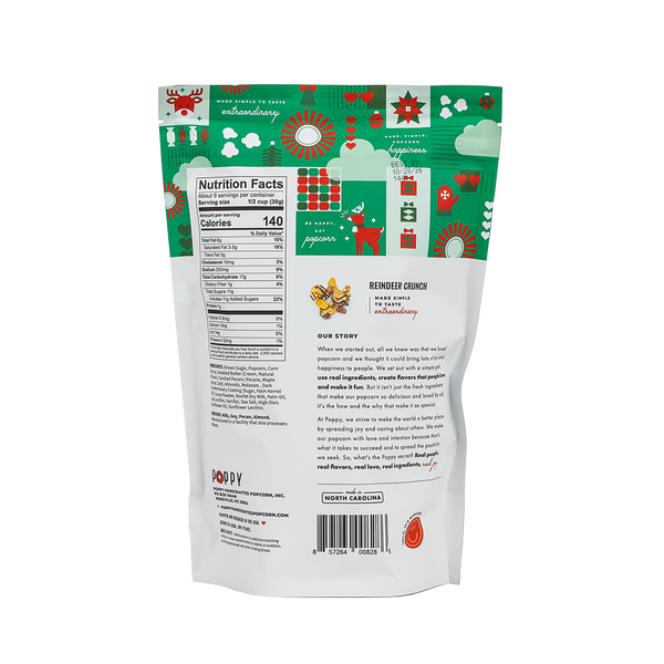 Poppy Reindeer Crunch Popcorn – Birdwell's