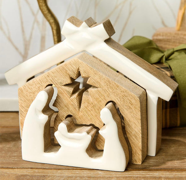 Hand Crafted Nativity Set – Birdwell's