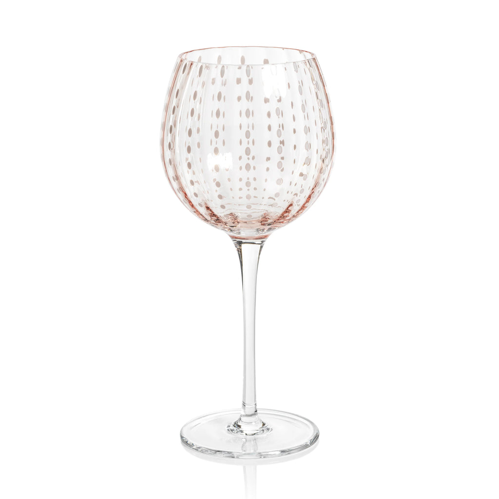 White Dot Wine Glass Birdwell s white-dot-wine-glass-birdwell-s